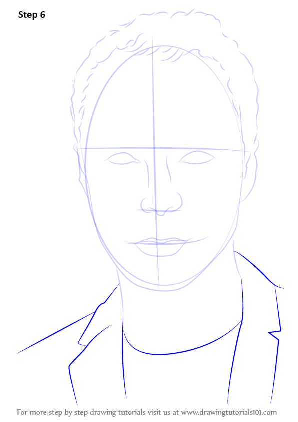 How to Draw Jim Parsons (Celebrities) Step by Step ...