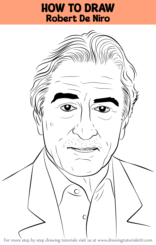 How to Draw Robert De Niro (Celebrities) Step by Step ...