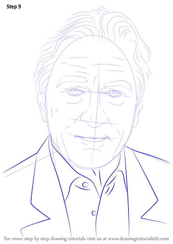 How to Draw Robert De Niro (Celebrities) Step by Step ...