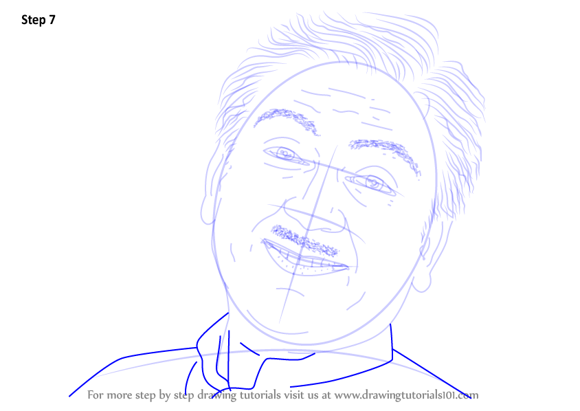 How to Draw Dilip Joshi aka Jethalal (Characters) Step by Step ...