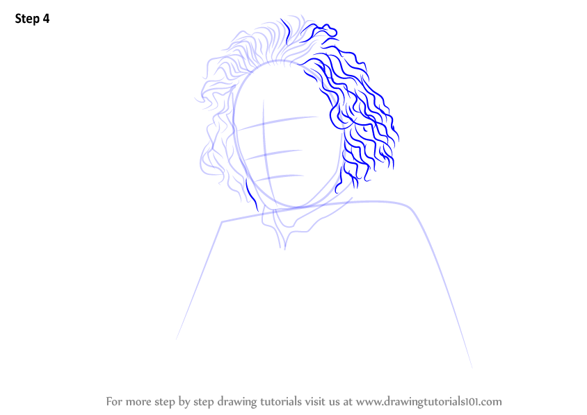 How to Draw Jon Snow (Characters) Step by Step | DrawingTutorials101.com