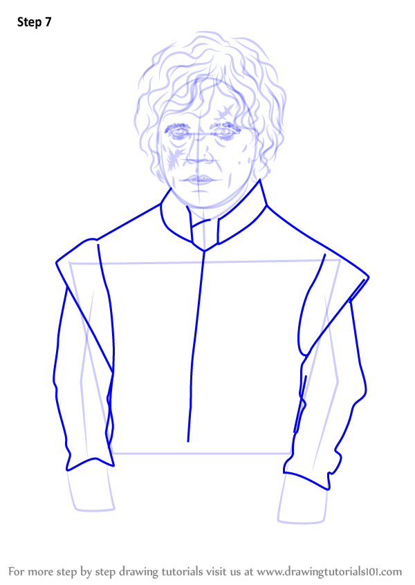 How to Draw Tyrion Lannister (Characters) Step by Step ...