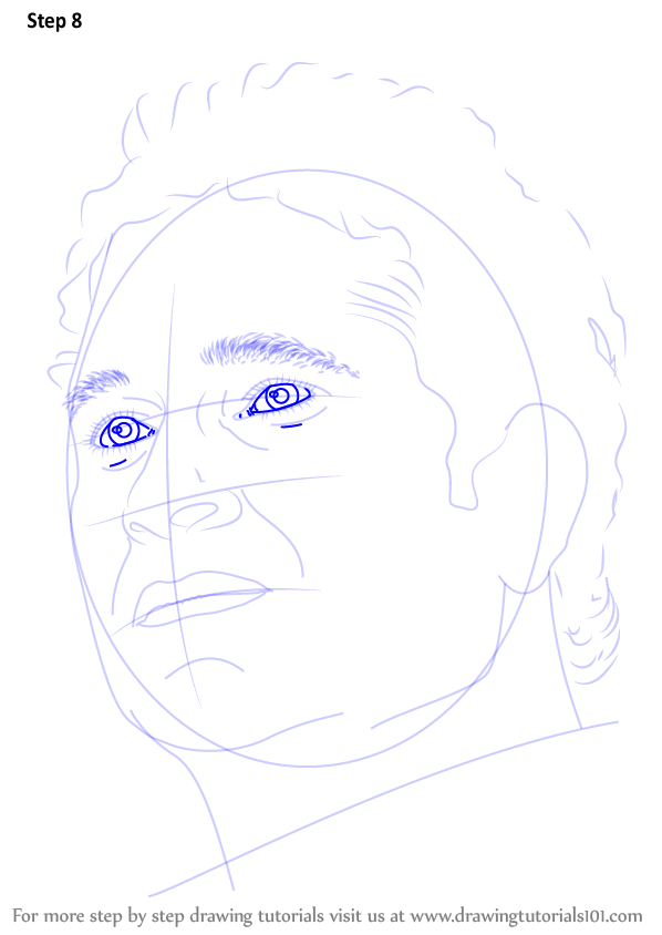 How to Draw Sachin Tendulkar (Cricketers) Step by Step ...