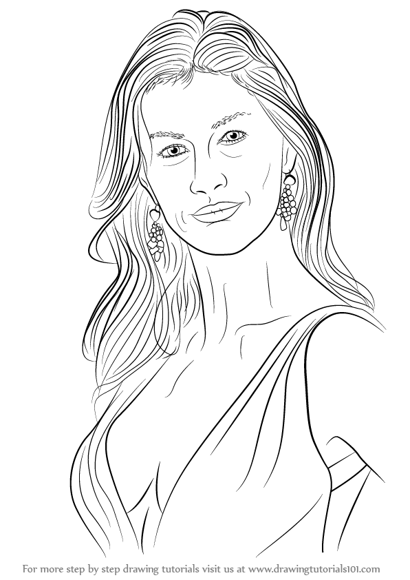How to Draw Gisele Bündchen (Female Models) Step by Step ...