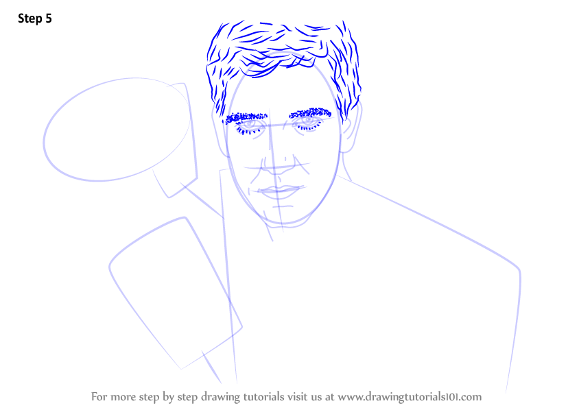 How to Draw Eli Manning (Footballers) Step by Step ...