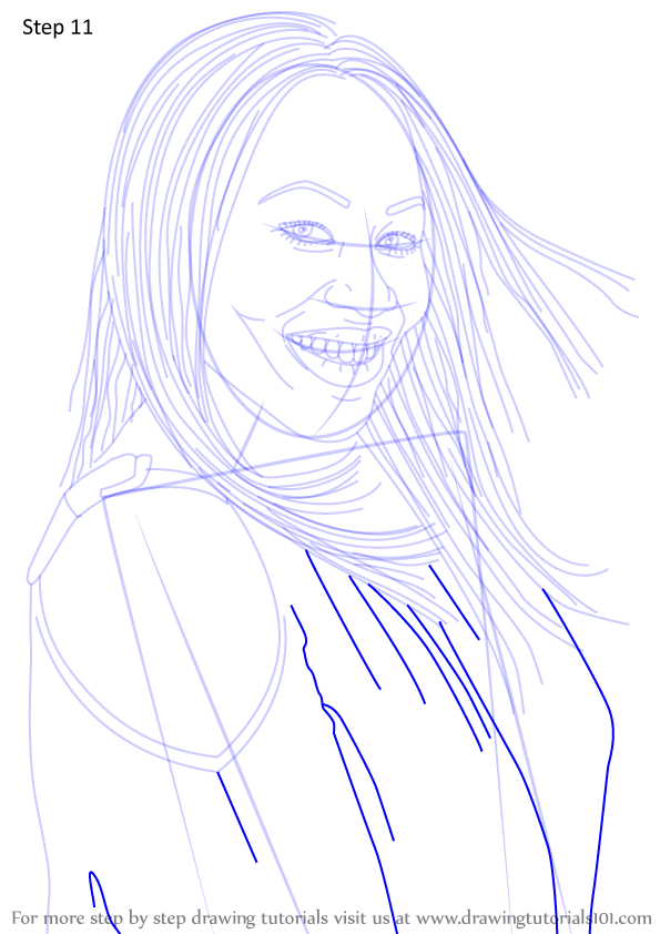 How to Draw Mandisa (Gospel Singers) Step by Step | DrawingTutorials101.com