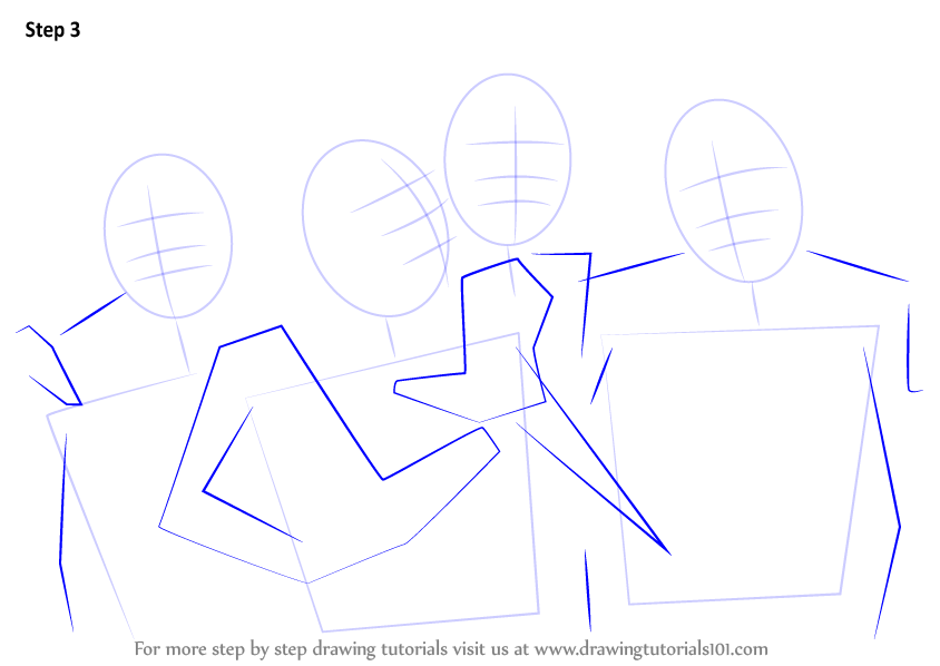 How to Draw Fall Out Boy (Musicians) Step by Step | DrawingTutorials101.com