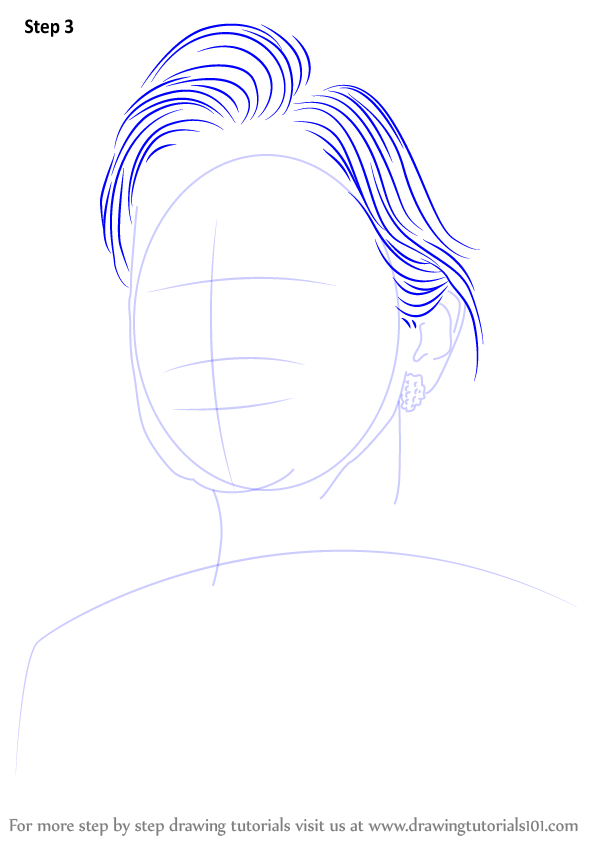 How to Draw Hilary Clinton (Politicians) Step by Step ...