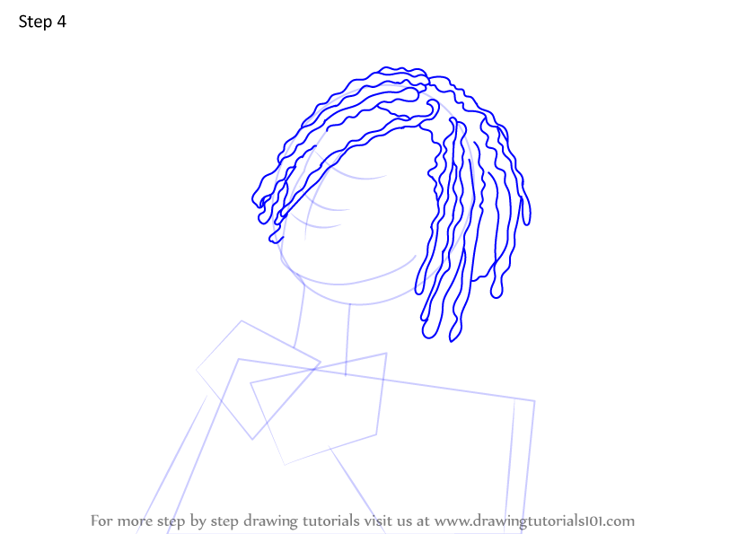 How to Draw Lil Pump (Rappers) Step by Step | DrawingTutorials101.com