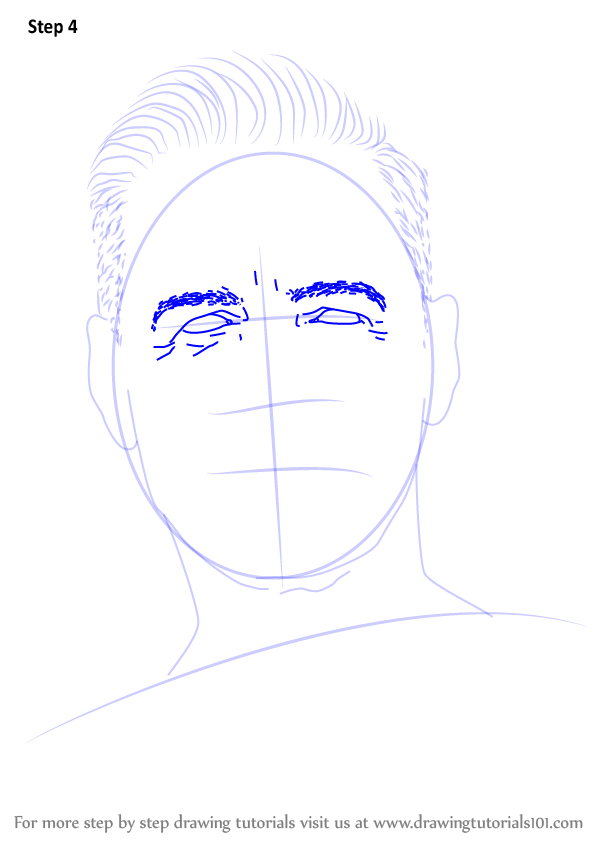 How to Draw Bryan Adams (Singers) Step by Step | DrawingTutorials101.com