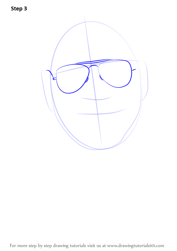 How to Draw Jimmy Buffett (Singers) Step by Step | DrawingTutorials101.com