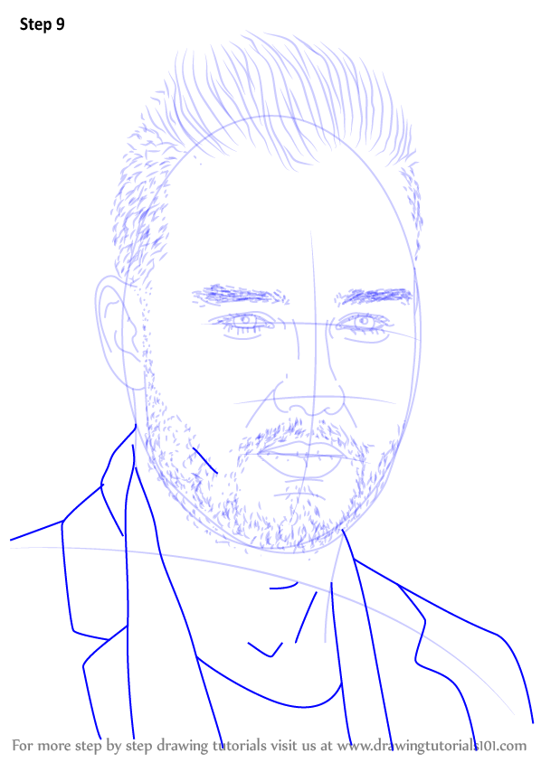 How to Draw Liam Payne (Singers) Step by Step | DrawingTutorials101.com