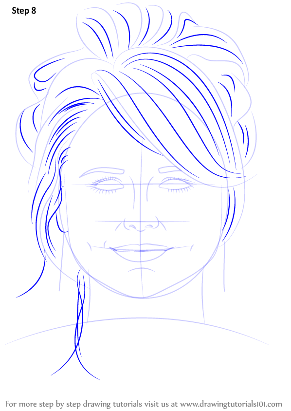 How to Draw Miranda Lambert (Singers) Step by Step ...