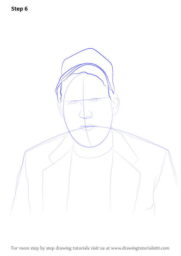 How to Draw Adam The Woo (YouTubers) Step by Step | DrawingTutorials101.com