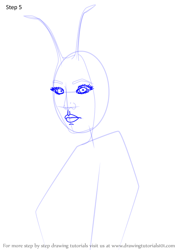 How to Draw Mantis from Avengers Endgame (Avengers: Endgame) Step by ...