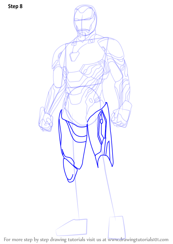 How to Draw Iron Man from Avengers - Infinity War (Avengers: Infinity ...
