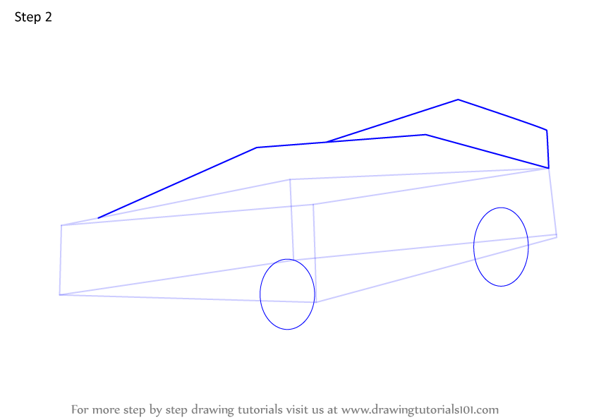 How to Draw DeLorean from Back to the Future (Back to the Future) Step ...