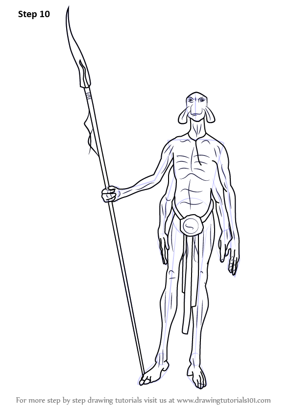 How to Draw Tars Tarkas from John Carter (John Carter) Step by Step ...