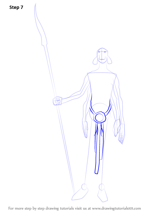 How to Draw Tars Tarkas from John Carter (John Carter) Step by Step ...