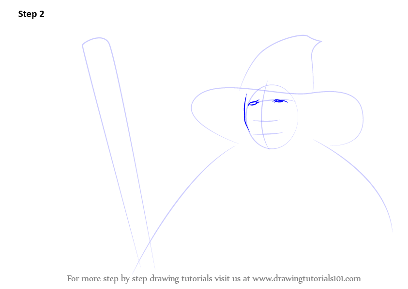 How to Draw Gandalf from Lord of the Rings (Lord of the Rings) Step by ...