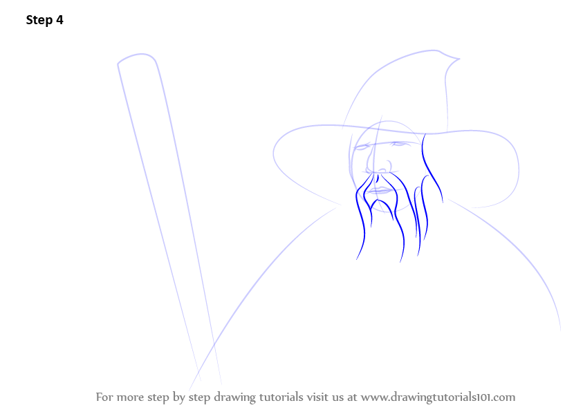 How to Draw Gandalf from Lord of the Rings (Lord of the Rings) Step by Step ...