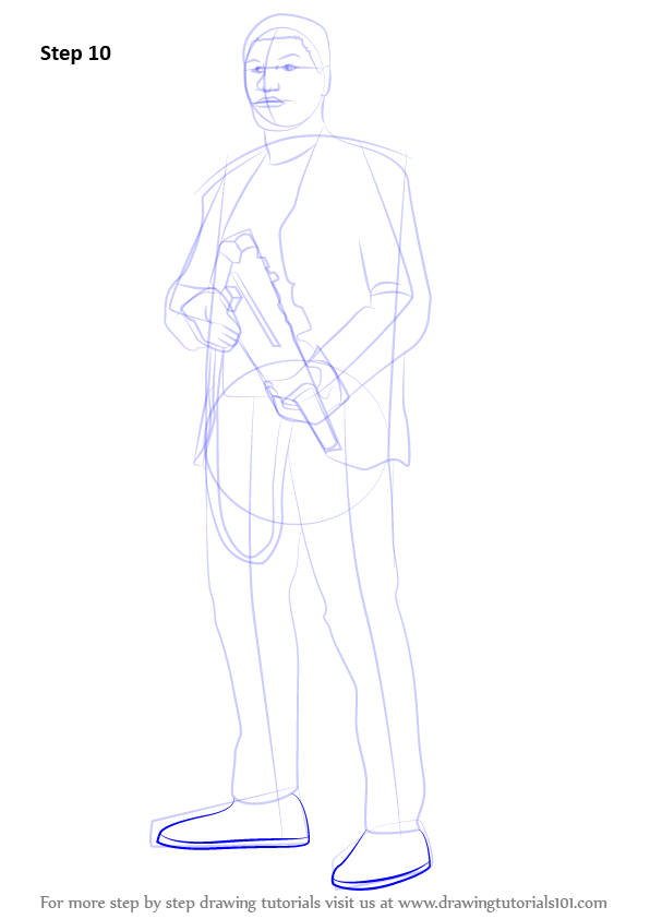 How to Draw Finn from Star Wars - The Force Awakens (Star Wars: The ...