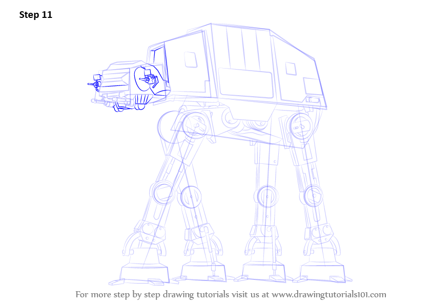 How to Draw AT-AT from Star Wars (Star Wars) Step by Step ...