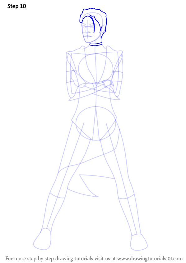 How to Draw Callista Ming from Star Wars (Star Wars) Step by Step ...