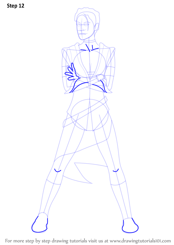 How to Draw Callista Ming from Star Wars (Star Wars) Step by Step ...