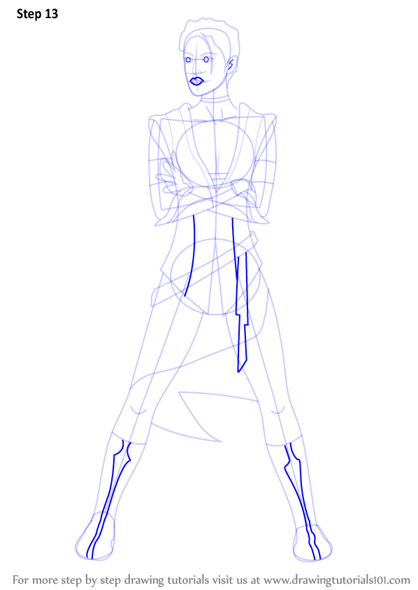 How to Draw Callista Ming from Star Wars (Star Wars) Step by Step ...