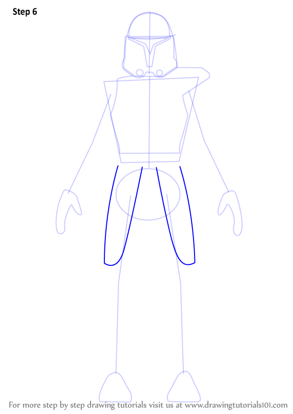 How to Draw Captain Rex from Star Wars (Star Wars) Step by Step ...