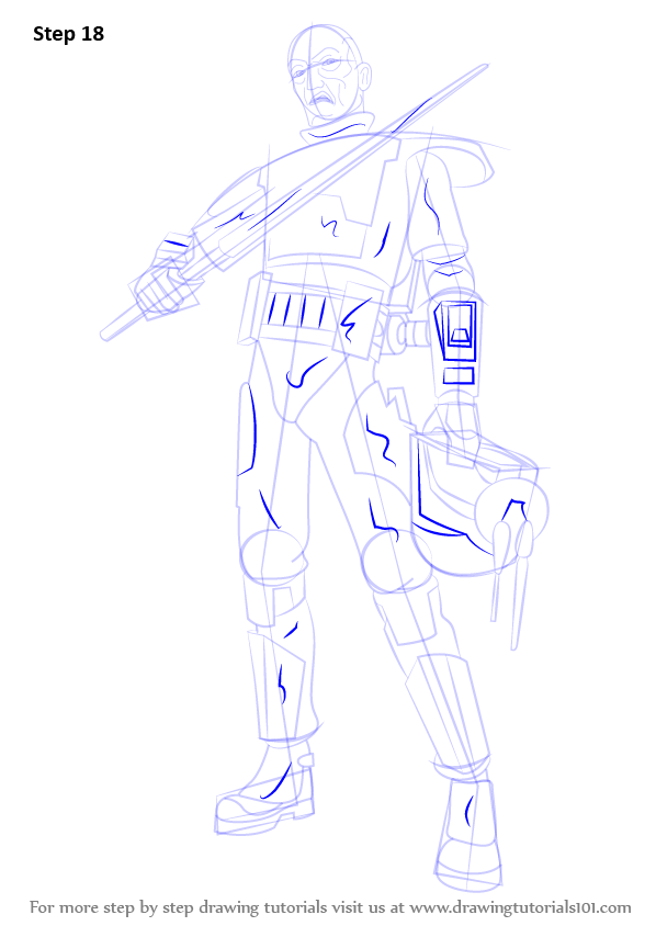 How to Draw Pre Vizsla from Star Wars (Star Wars) Step by Step ...