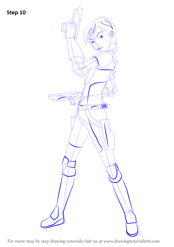 How to Draw Sabine from Star Wars (Star Wars) Step by Step ...