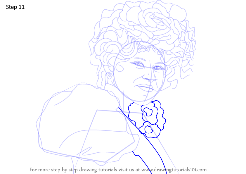 How to Draw Effie from The Hunger Games (The Hunger Games) Step by Step ...