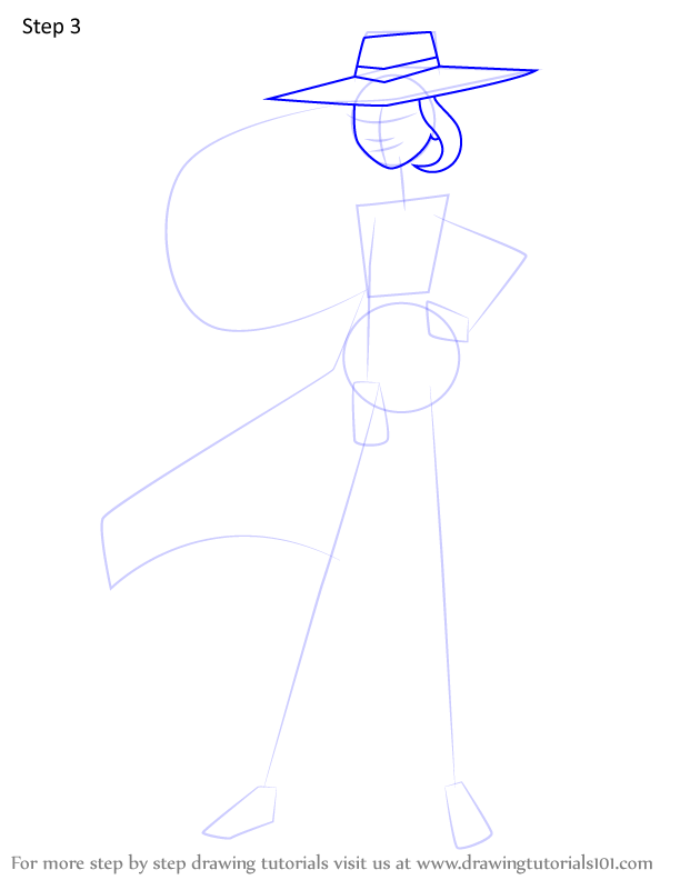 How to Draw Carmen Sandiego from Carmen Sandiego (Carmen Sandiego) Step ...