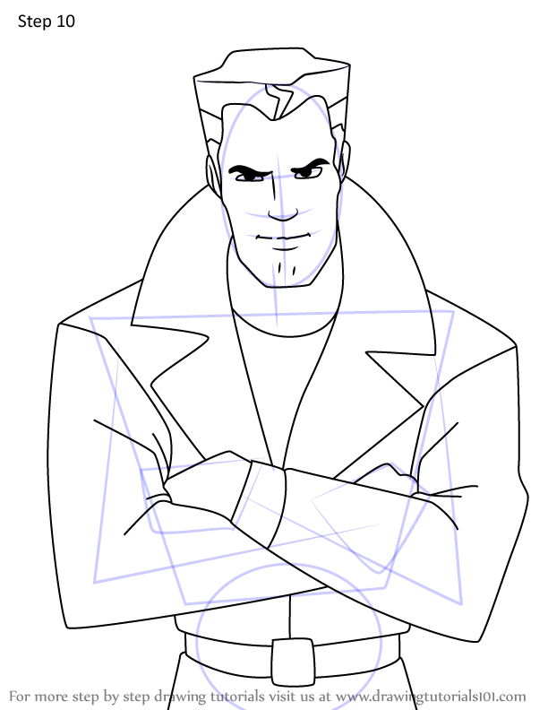 How to Draw Chase Devineaux from Carmen Sandiego (Carmen Sandiego) Step ...