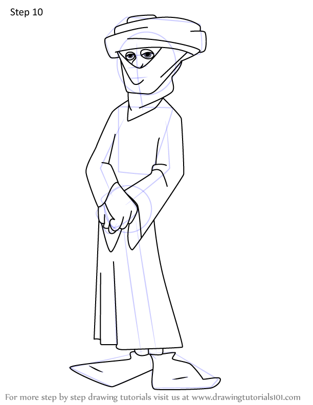 How to Draw Salt Trader from Carmen Sandiego (Carmen Sandiego) Step by ...