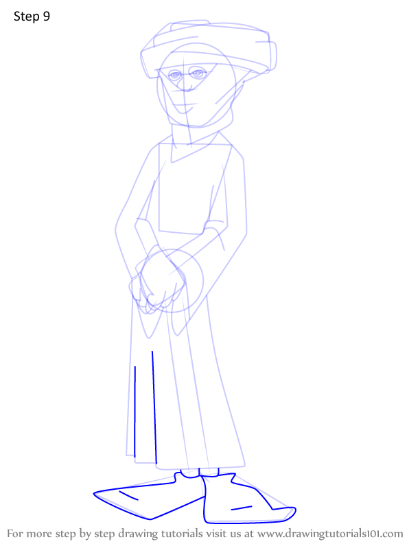 How to Draw Salt Trader from Carmen Sandiego (Carmen Sandiego) Step by ...