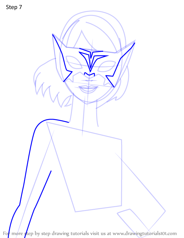 How to Draw Tigress from Carmen Sandiego (Carmen Sandiego) Step by Step ...