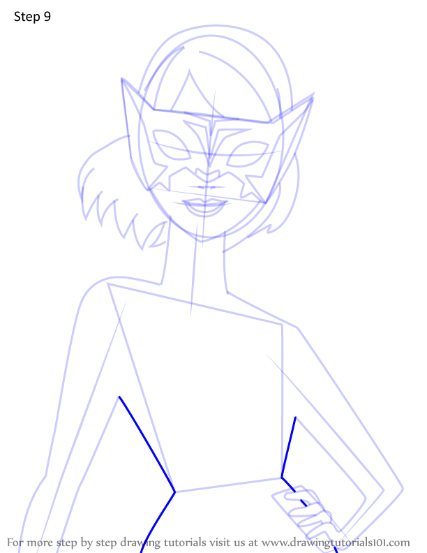 How to Draw Tigress from Carmen Sandiego (Carmen Sandiego) Step by Step ...