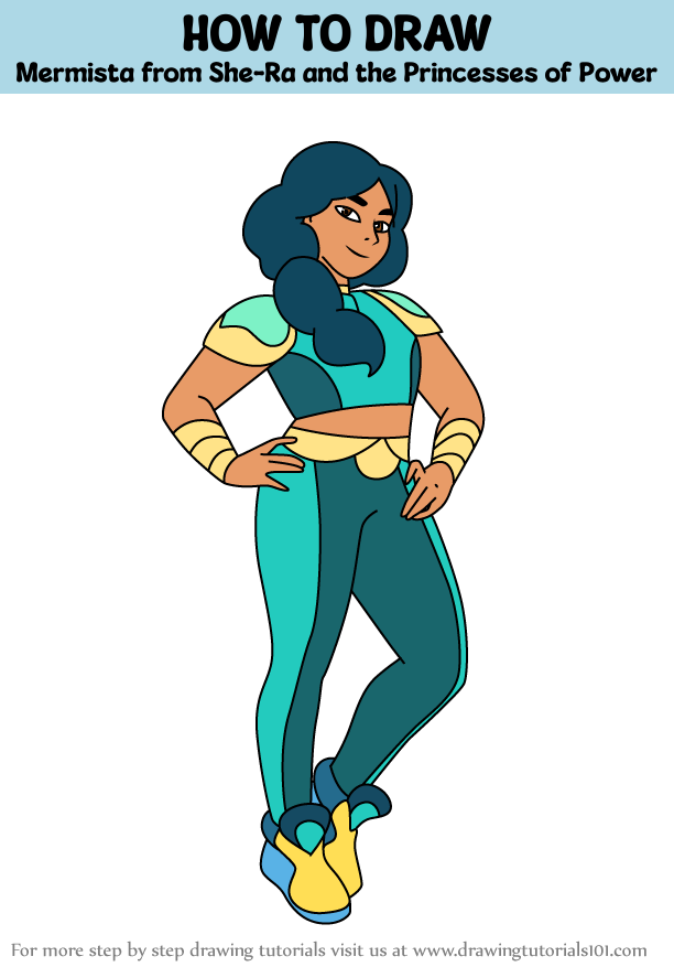 How to Draw Mermista from She-Ra and the Princesses of Power (She-Ra and the Princesses of Power ...