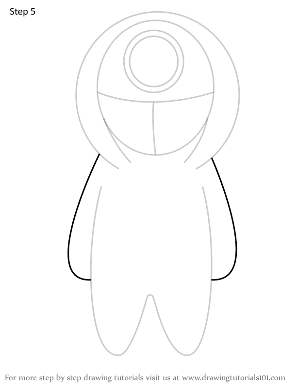 How to Draw Cute Guard from Squid Game - Step-by-Step Tutorial | DrawingTutorials101.com