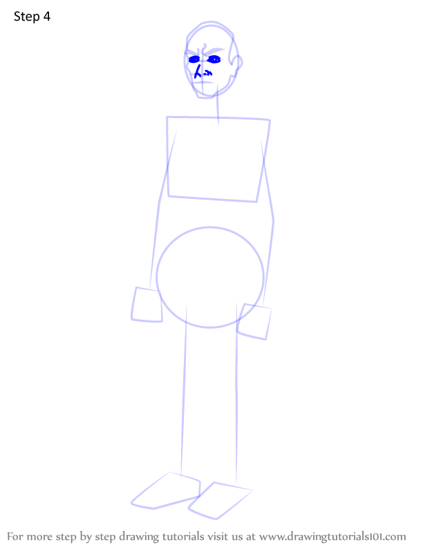 How to Draw Robert Freeman from The Boondocks (The Boondocks) Step by ...