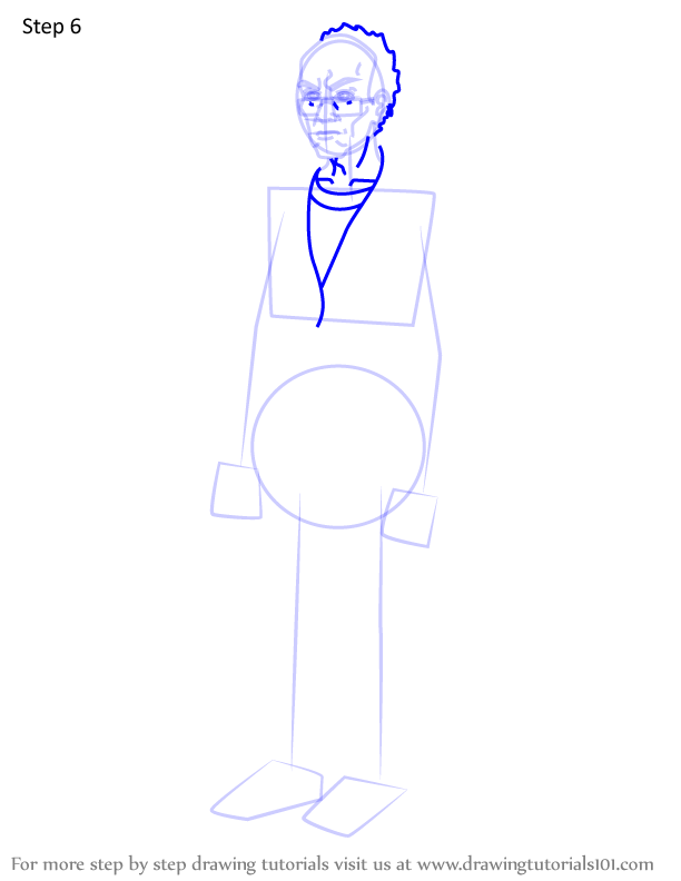 How to Draw Robert Freeman from The Boondocks (The Boondocks) Step by ...