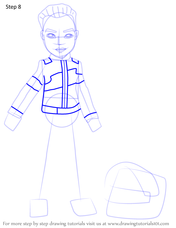 How to Draw Cameron from Bratz (Bratz) Step by Step ...
