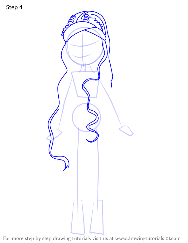 How to Draw Dana from Bratz (Bratz) Step by Step | DrawingTutorials101.com