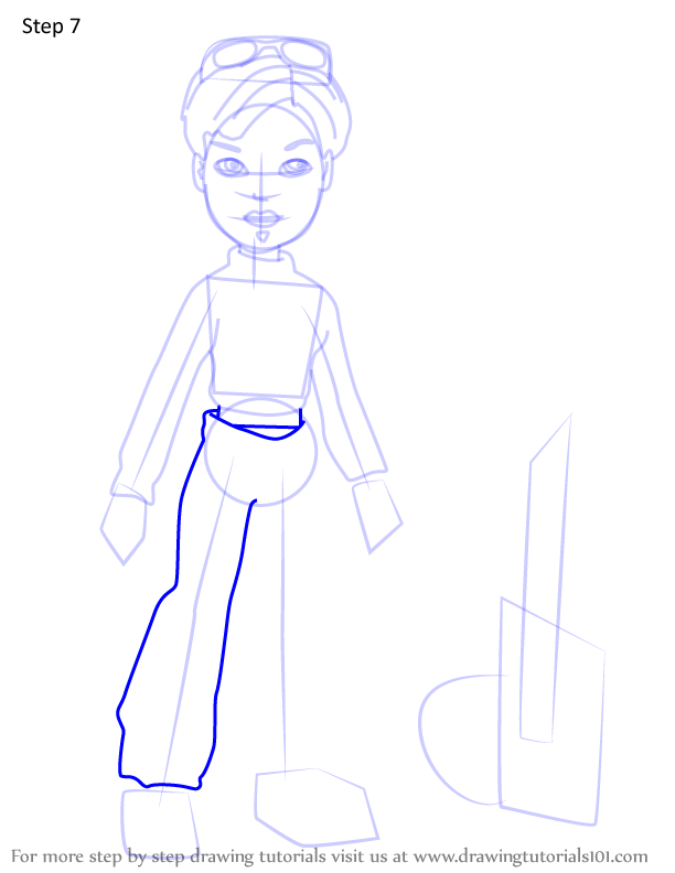 How to Draw Eitan from Bratz (Bratz) Step by Step | DrawingTutorials101.com