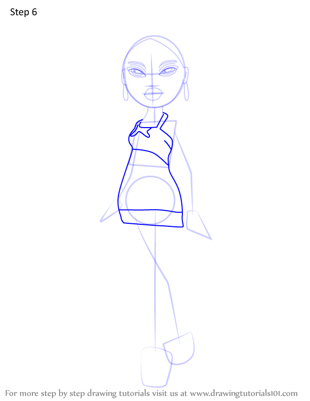 How to Draw Leah from Bratz (Bratz) Step by Step | DrawingTutorials101.com