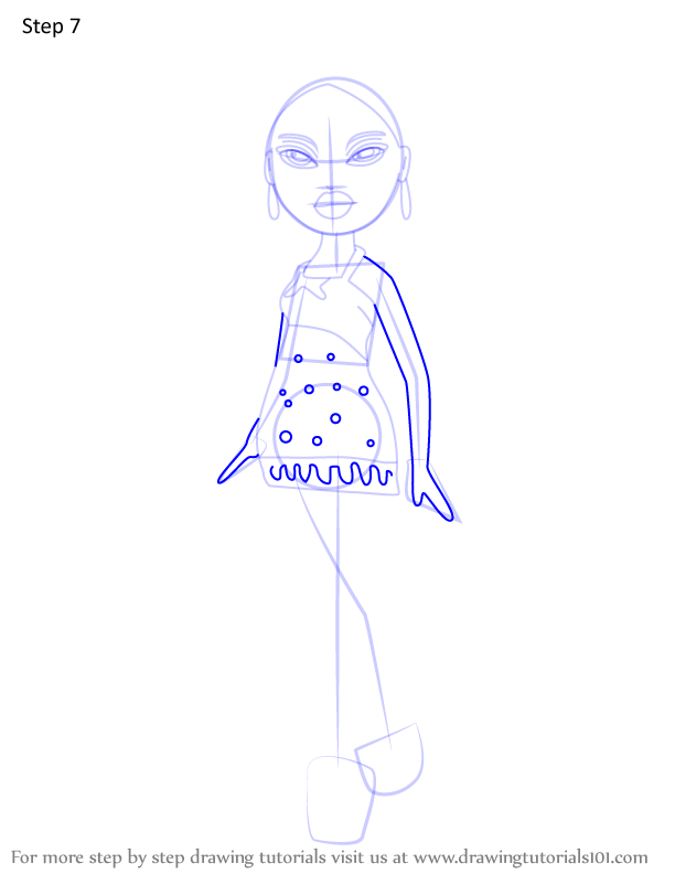 How to Draw Leah from Bratz (Bratz) Step by Step | DrawingTutorials101.com