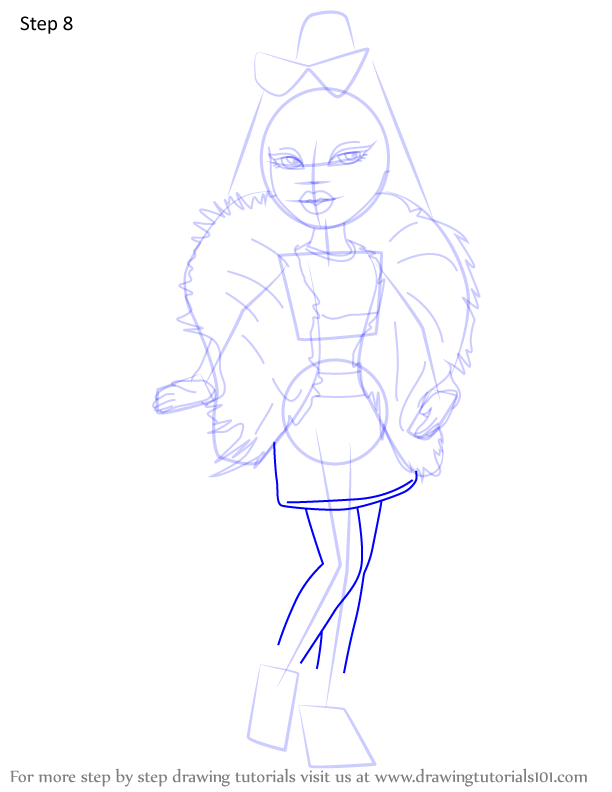 How to Draw Meygan from Bratz (Bratz) Step by Step ...